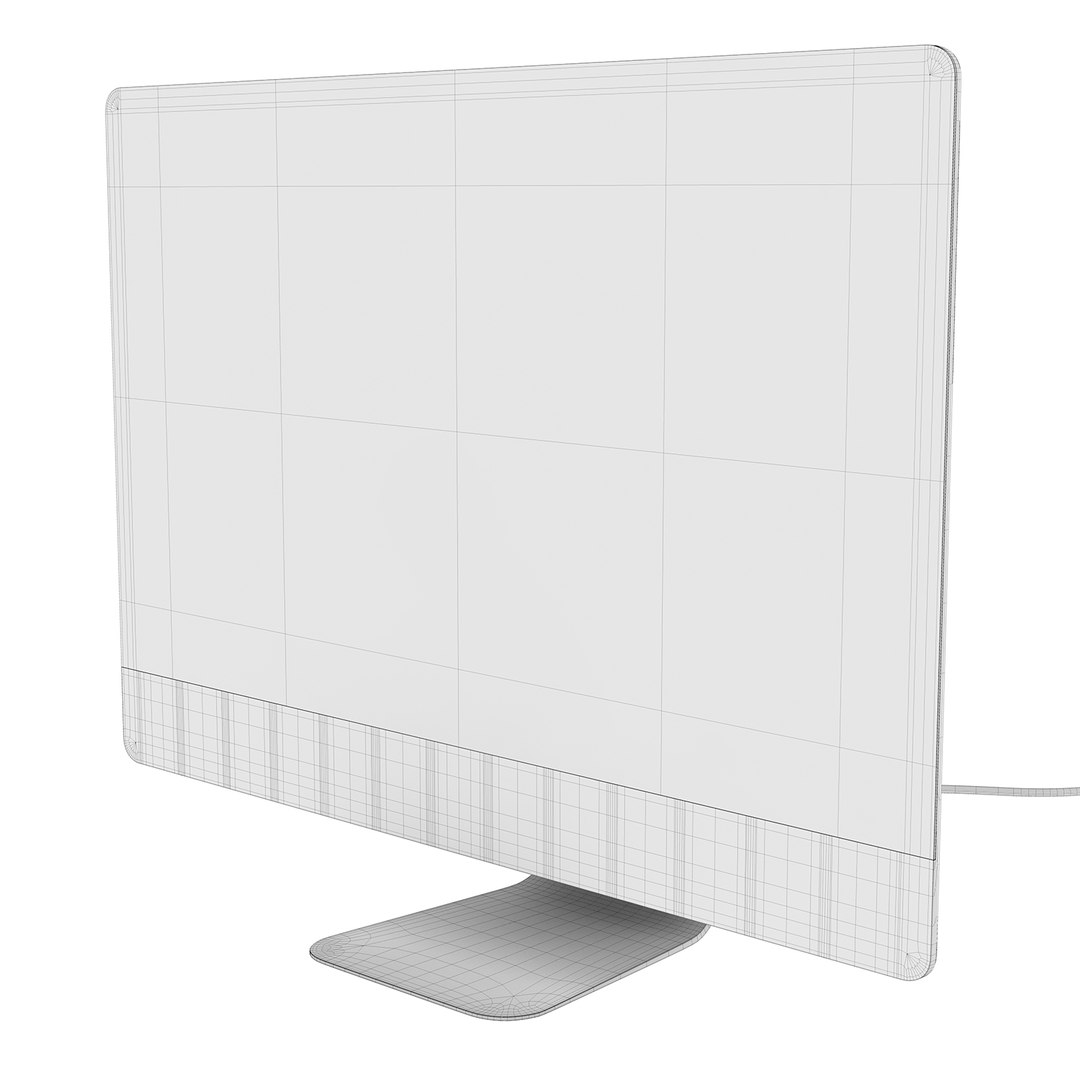 New Apple Imac 27 3d Model