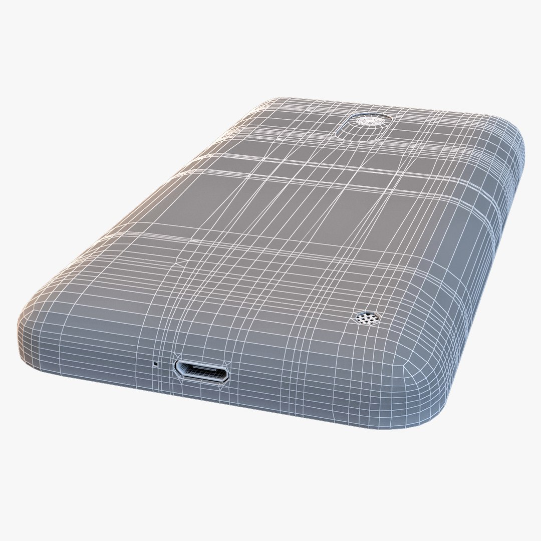 Nokia Lumia 620 Blue 3d Model