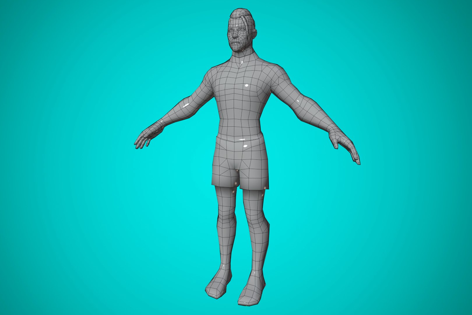 3D Jacob: Stylized Male Character - Base Mesh - Game-ready Model ...