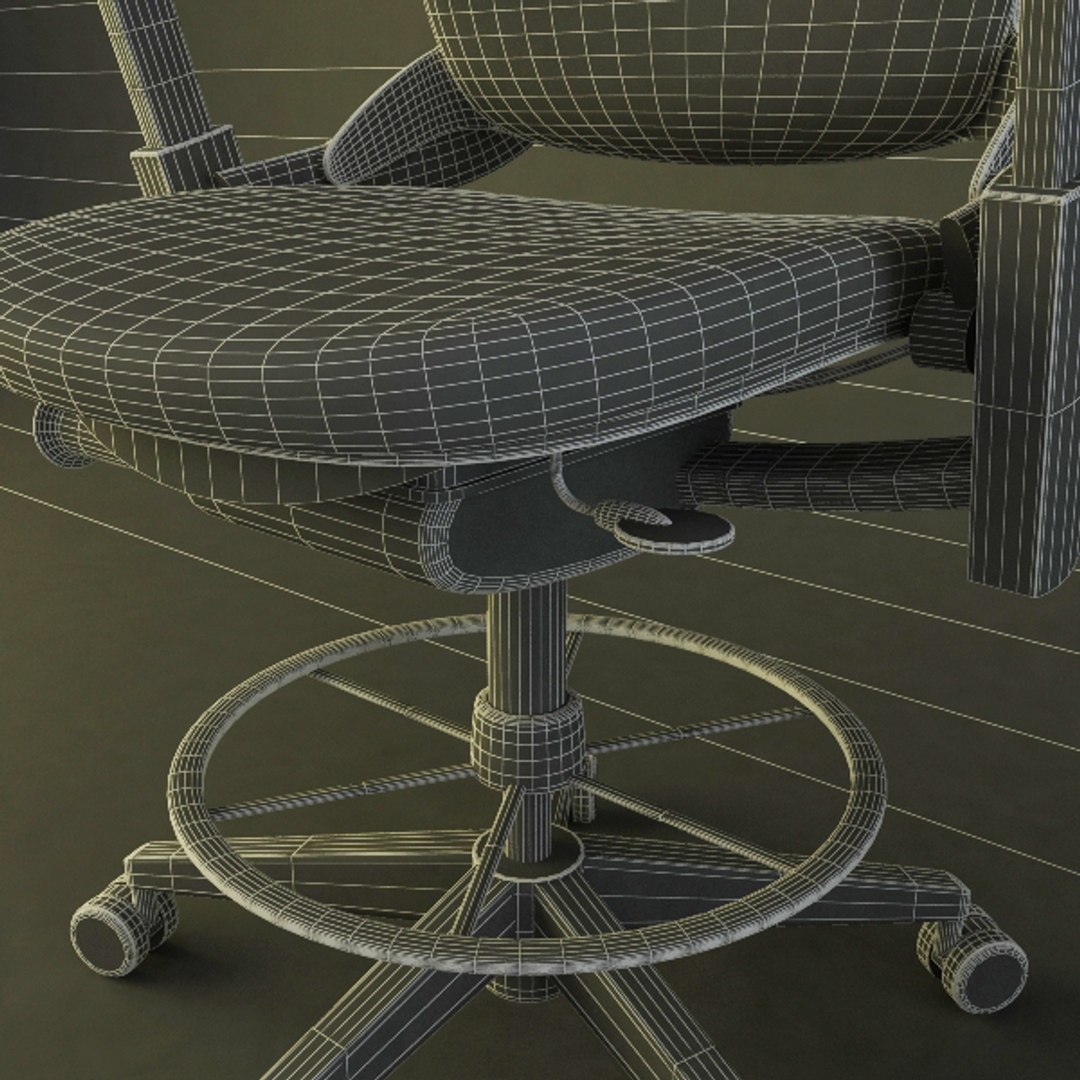 Modern Office Chair Obj