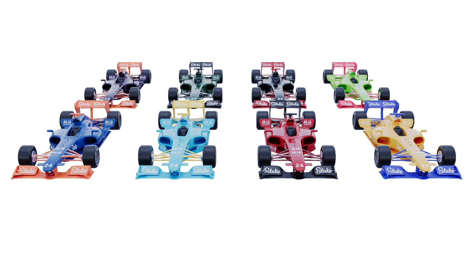 3D Model F1 Race Cars - TurboSquid 2044512