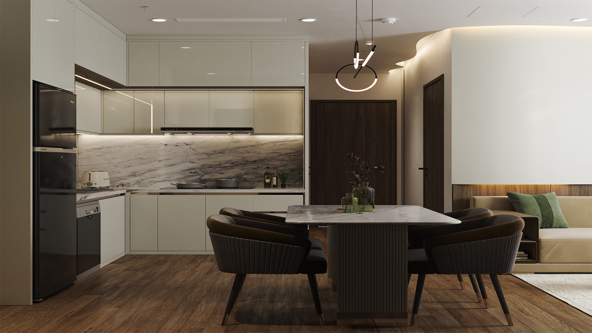 Living Kitchen - Titan6 - DEA Format - Collection 1 Model - TurboSquid ...