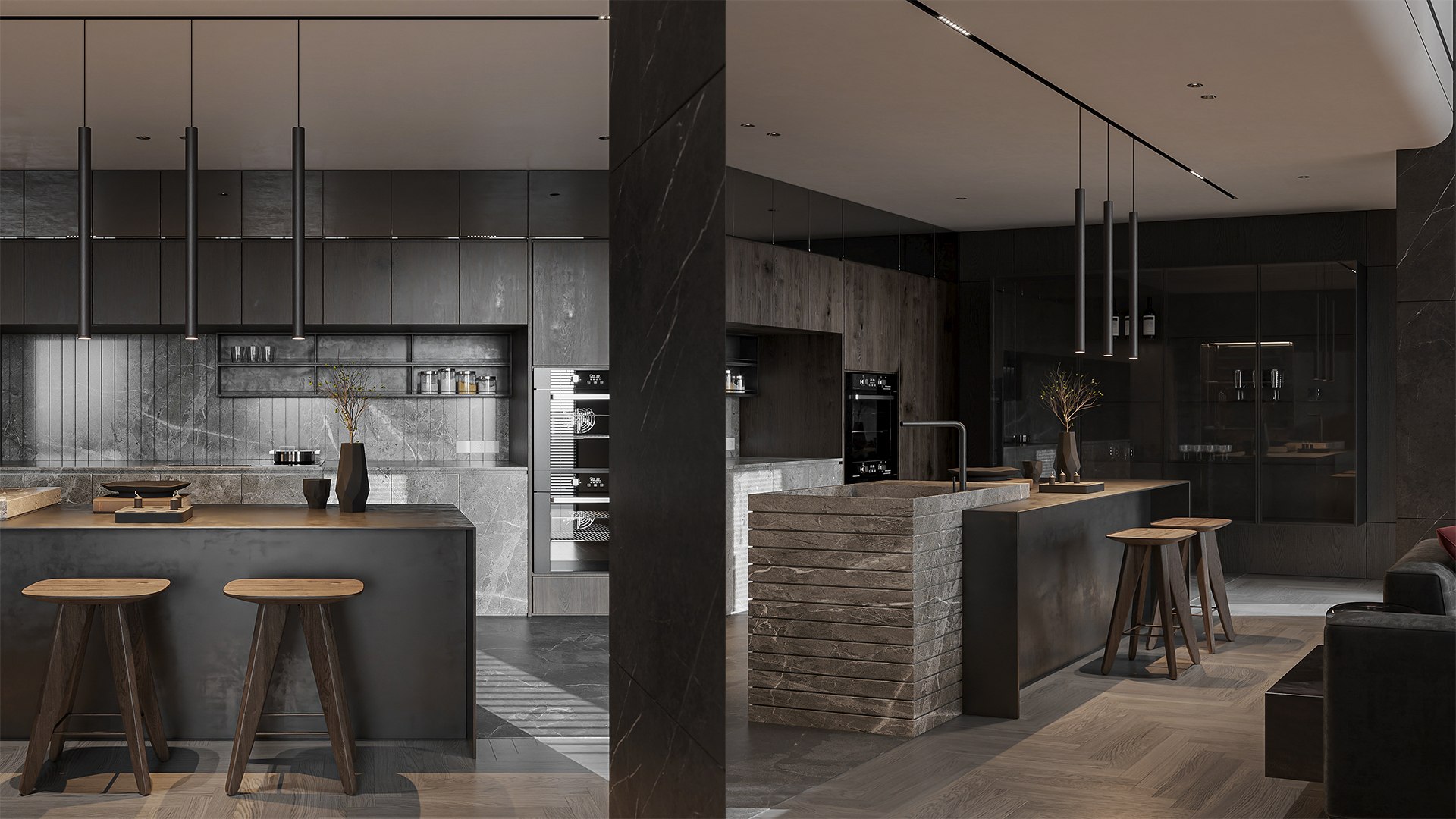 Living Kitchen - Titan6 - DEA Format - Collection 1 Model - TurboSquid ...