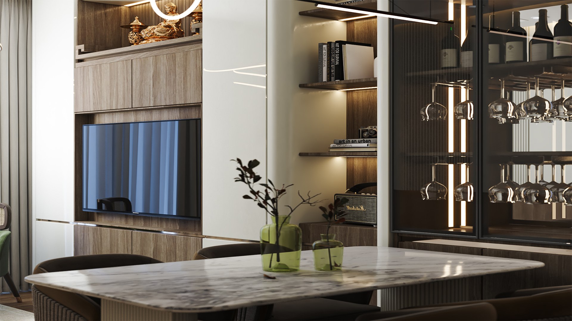 Living Kitchen - Titan6 - DEA Format - Collection 1 Model - TurboSquid ...