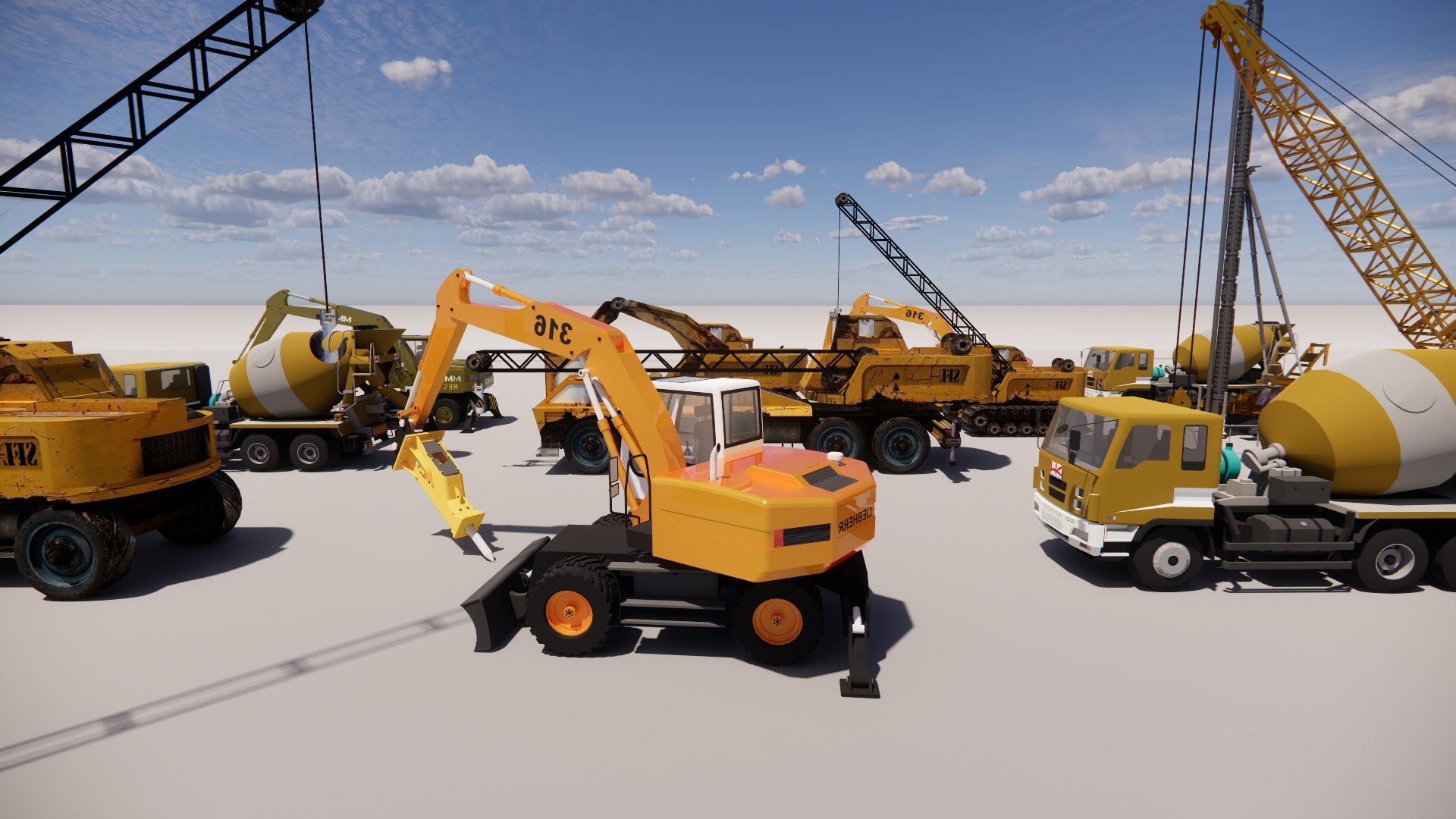 3D Heavy Construction Machinery Equipment Industrial Model - TurboSquid ...
