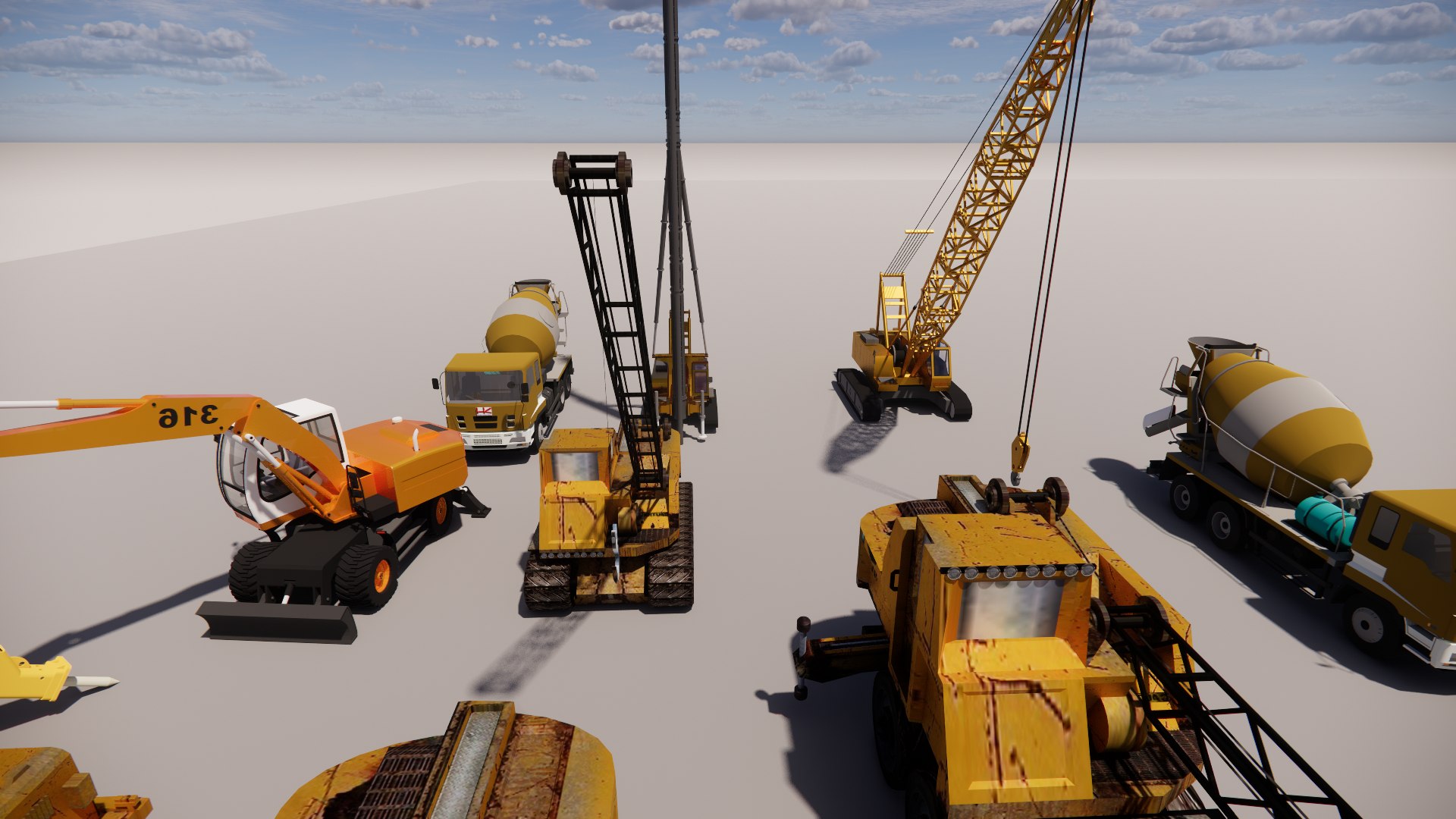 3D Heavy Construction Machinery Equipment Industrial Model - TurboSquid ...