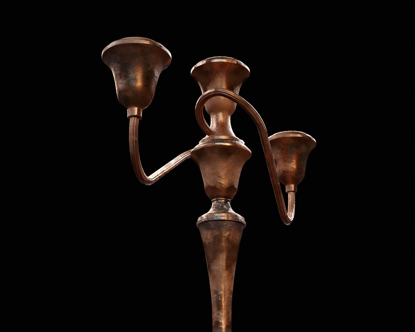 Copper Candelabra 3D Model - TurboSquid 2419062