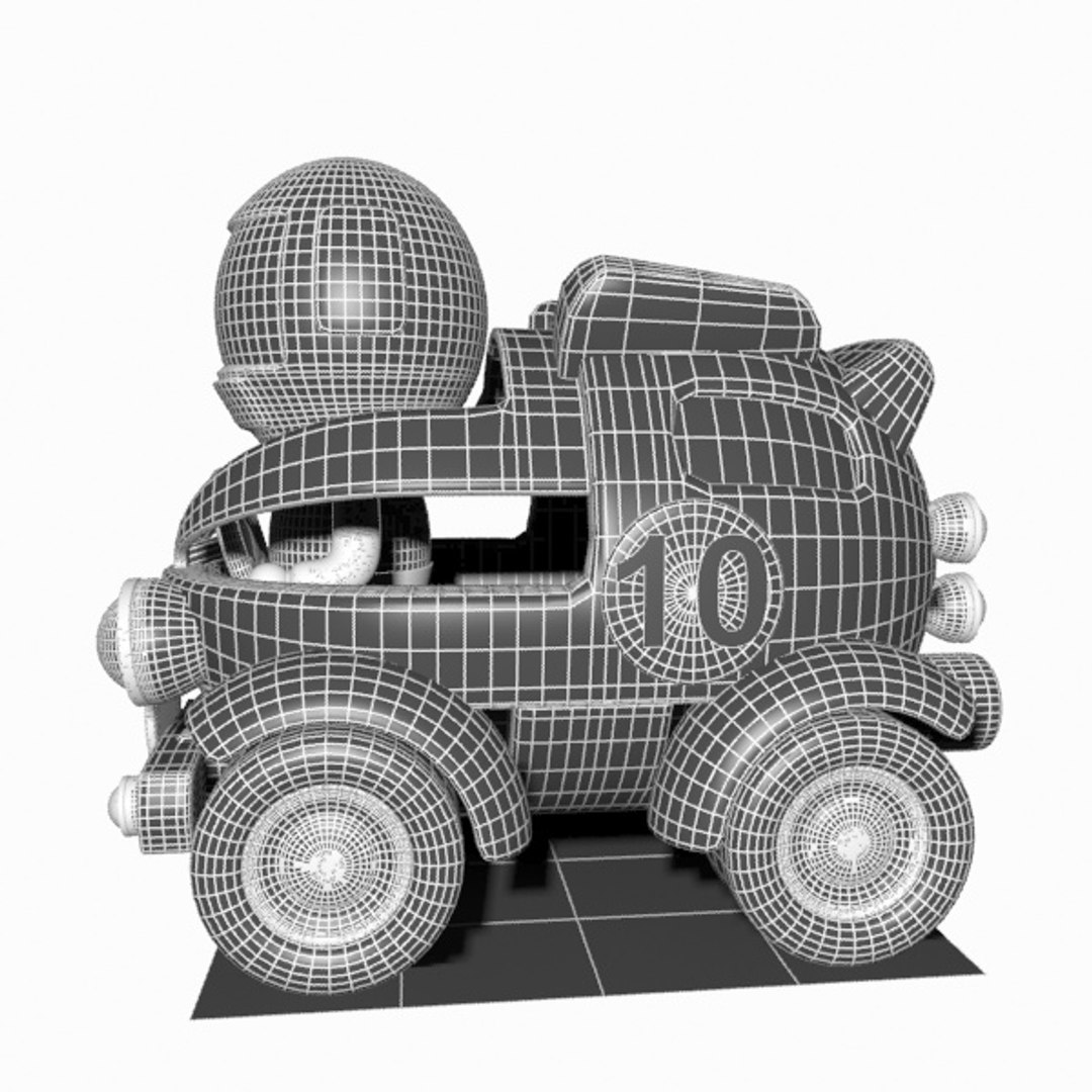 3D Racing Car Toon - TurboSquid 1159333