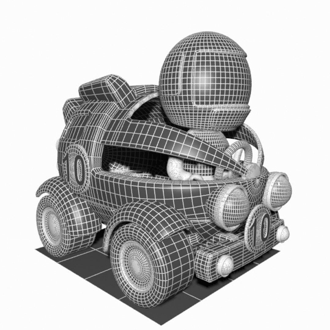 3D Racing Car Toon - TurboSquid 1159333