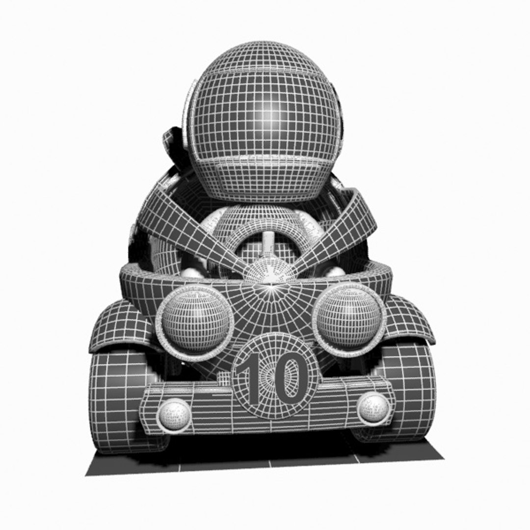 3D Racing Car Toon - TurboSquid 1159333