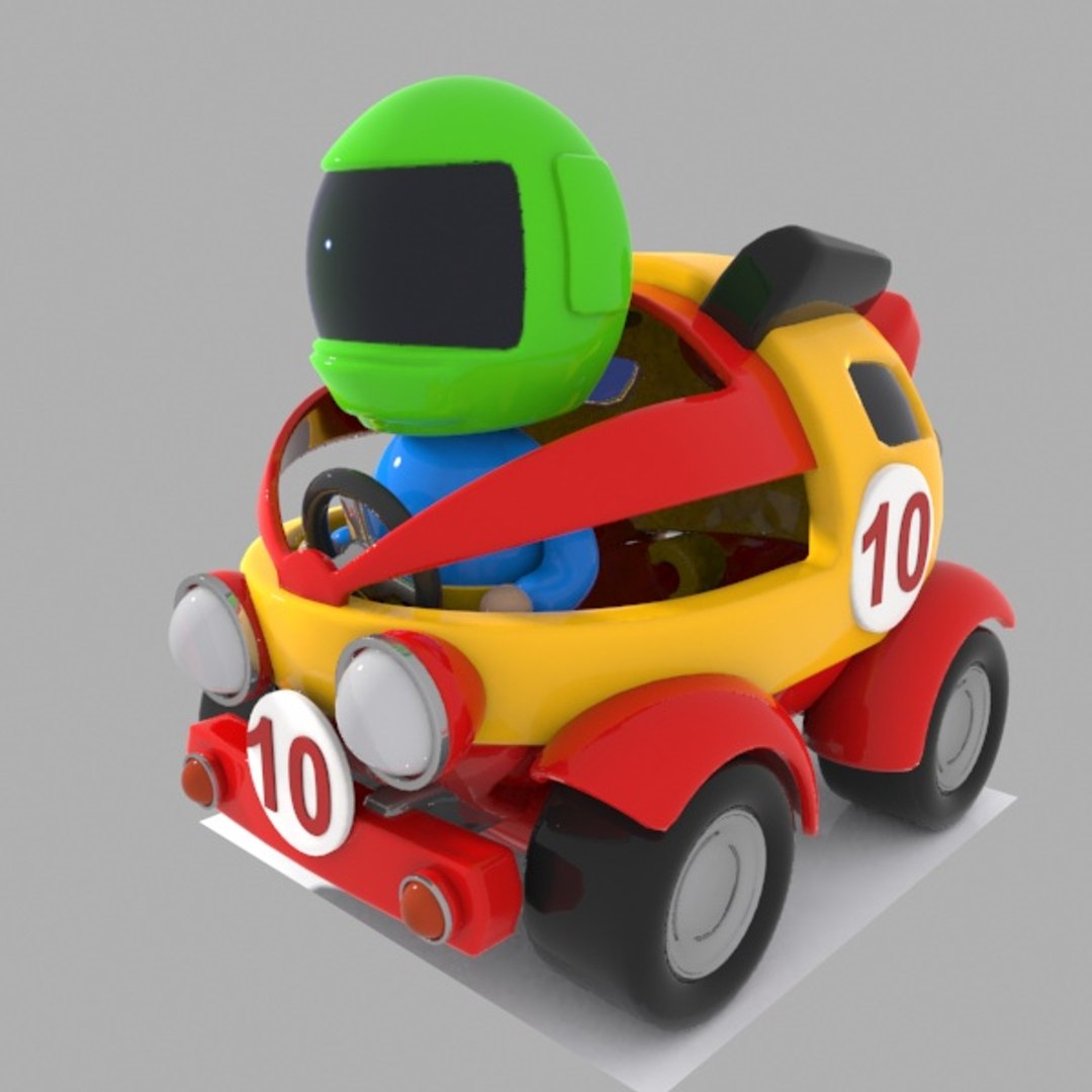 3D Racing Car Toon - TurboSquid 1159333