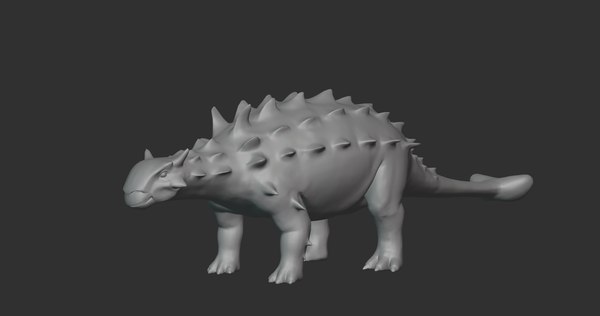 3D Minotaurasaurus Basemesh Low Poly model - TurboSquid 1994685