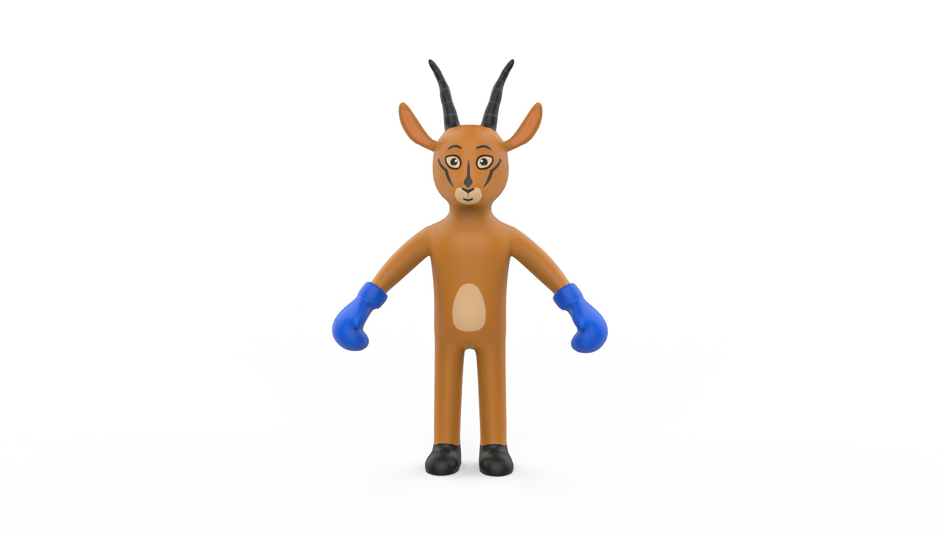 Boxing Antelope Animal Animated 3D Model - TurboSquid 2168284