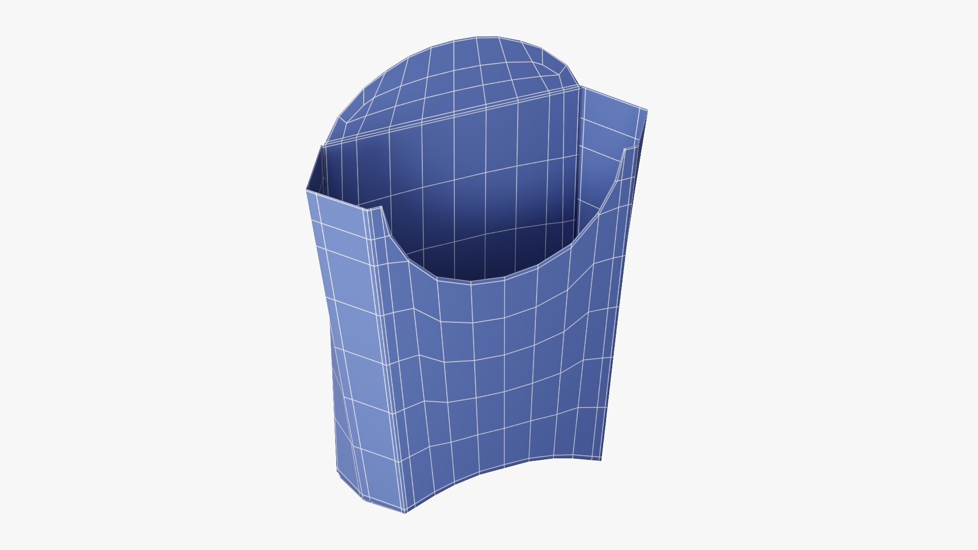 3D French Fries Box Model - TurboSquid 2494330