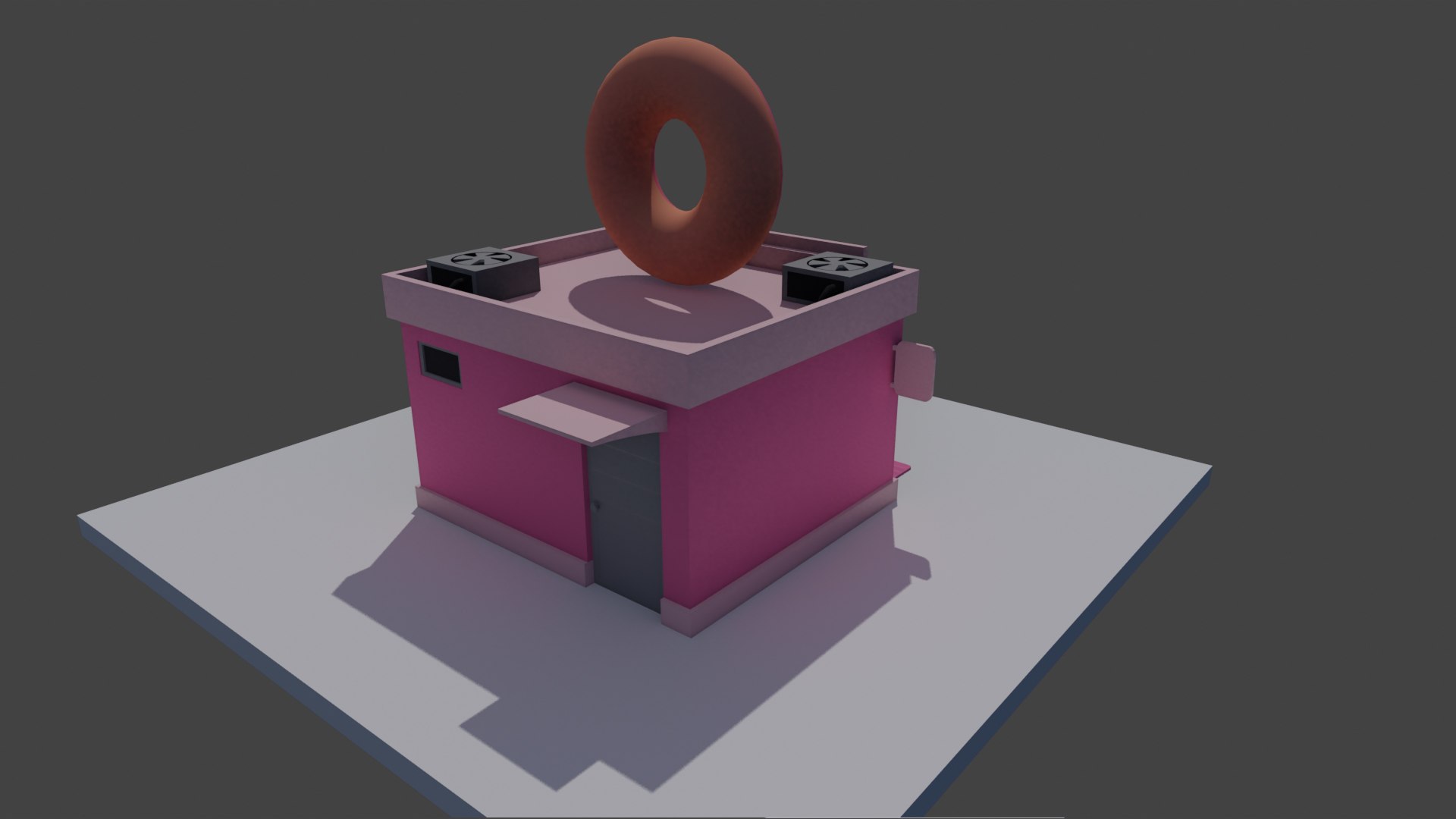 3D Model Low Poly Donuts - TurboSquid 2312270