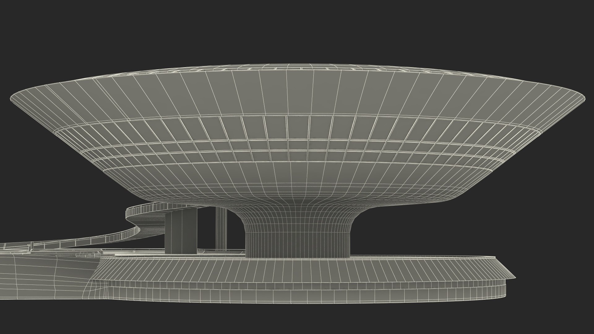 Niteroi Contemporary Art Museum Building 3D - TurboSquid 2163577