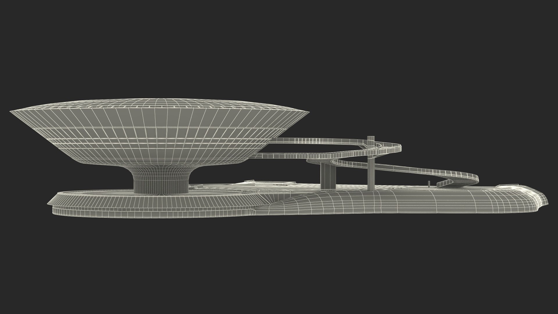 Niteroi Contemporary Art Museum Building 3D - TurboSquid 2163577