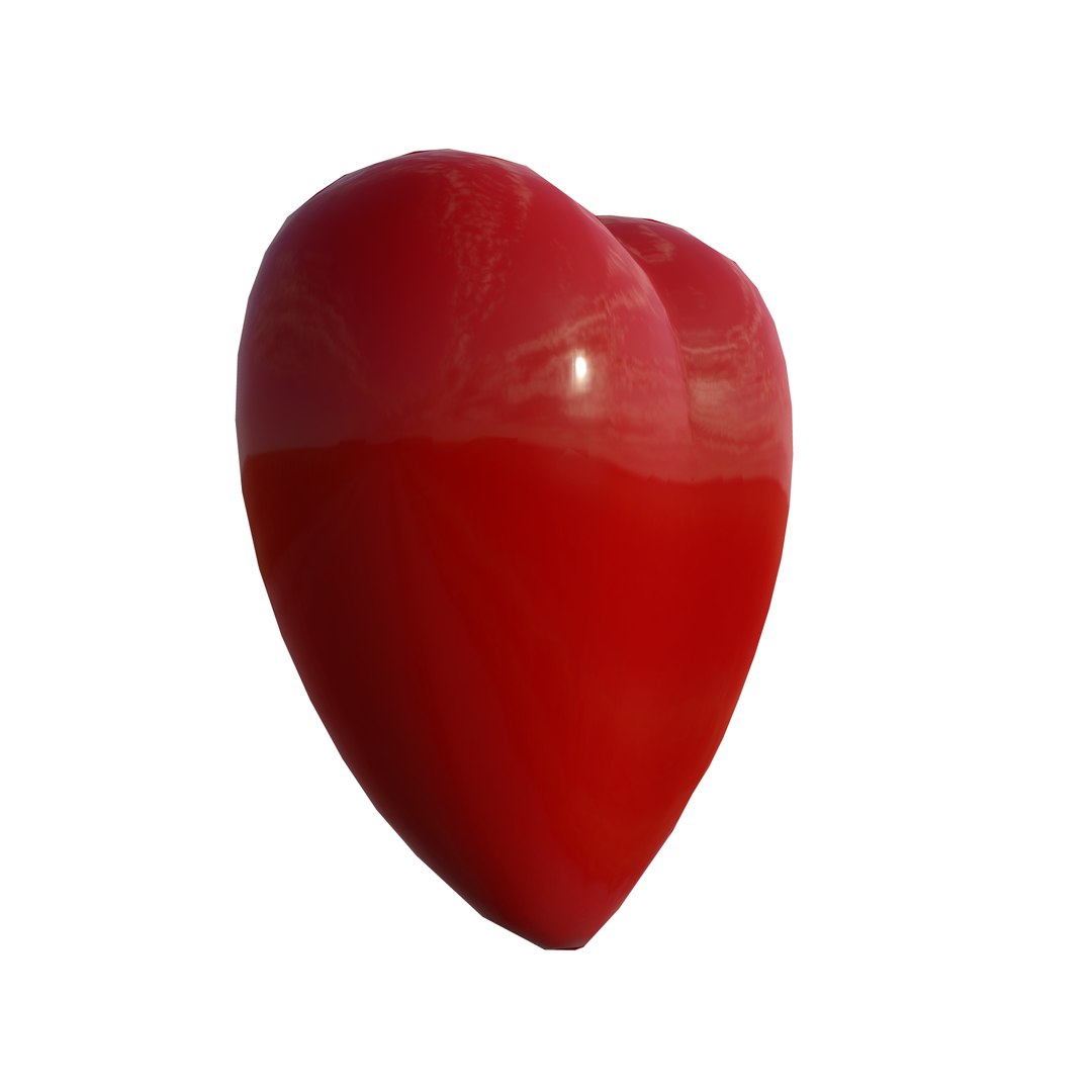 3D Hart Plastic Low Poly - TurboSquid 2383273