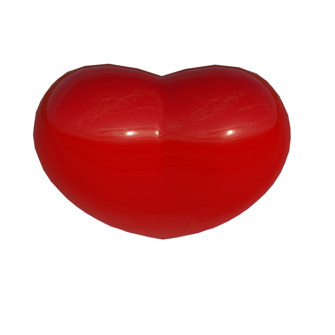 3D Hart Plastic Low Poly - TurboSquid 2383273