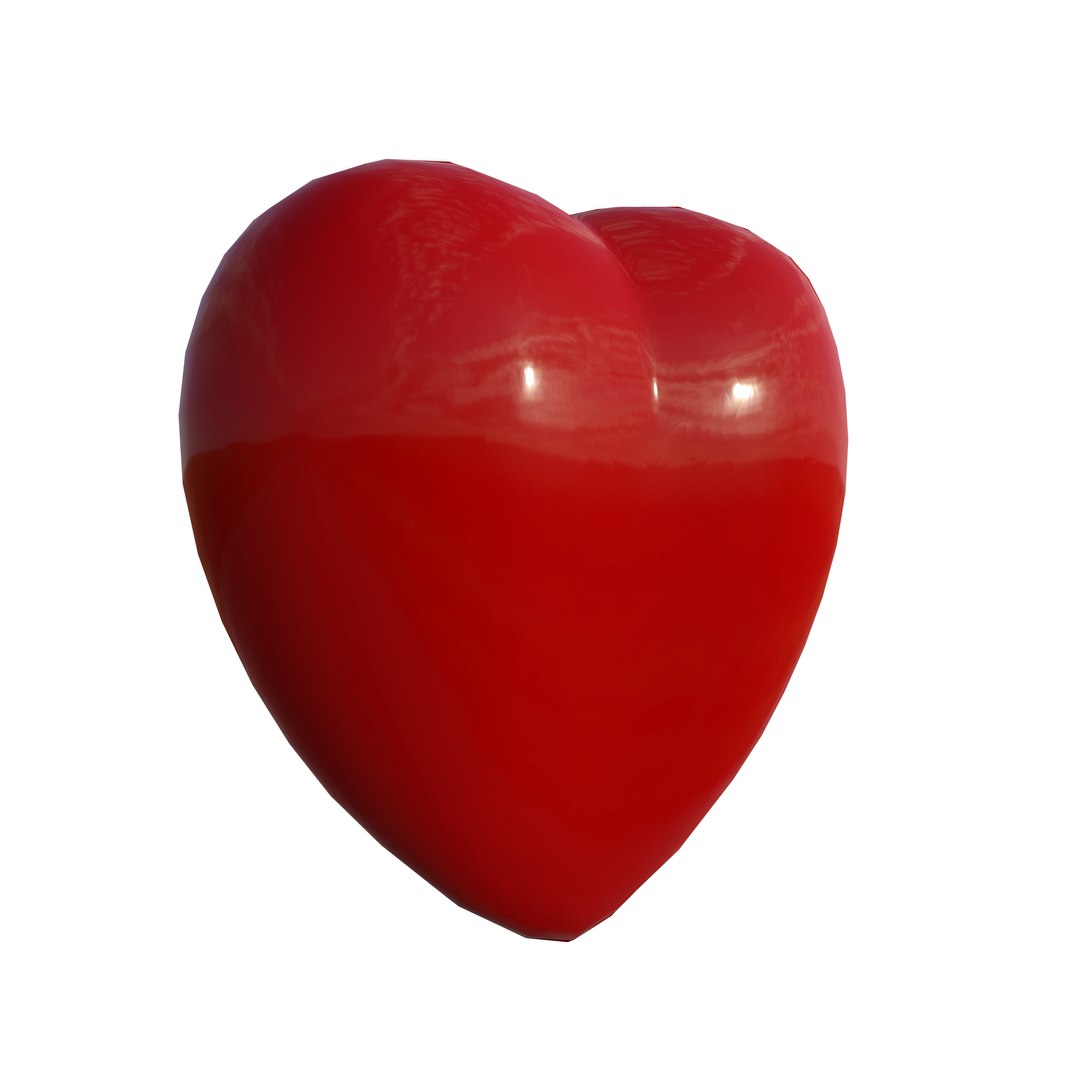 3D Hart Plastic Low Poly - TurboSquid 2383273