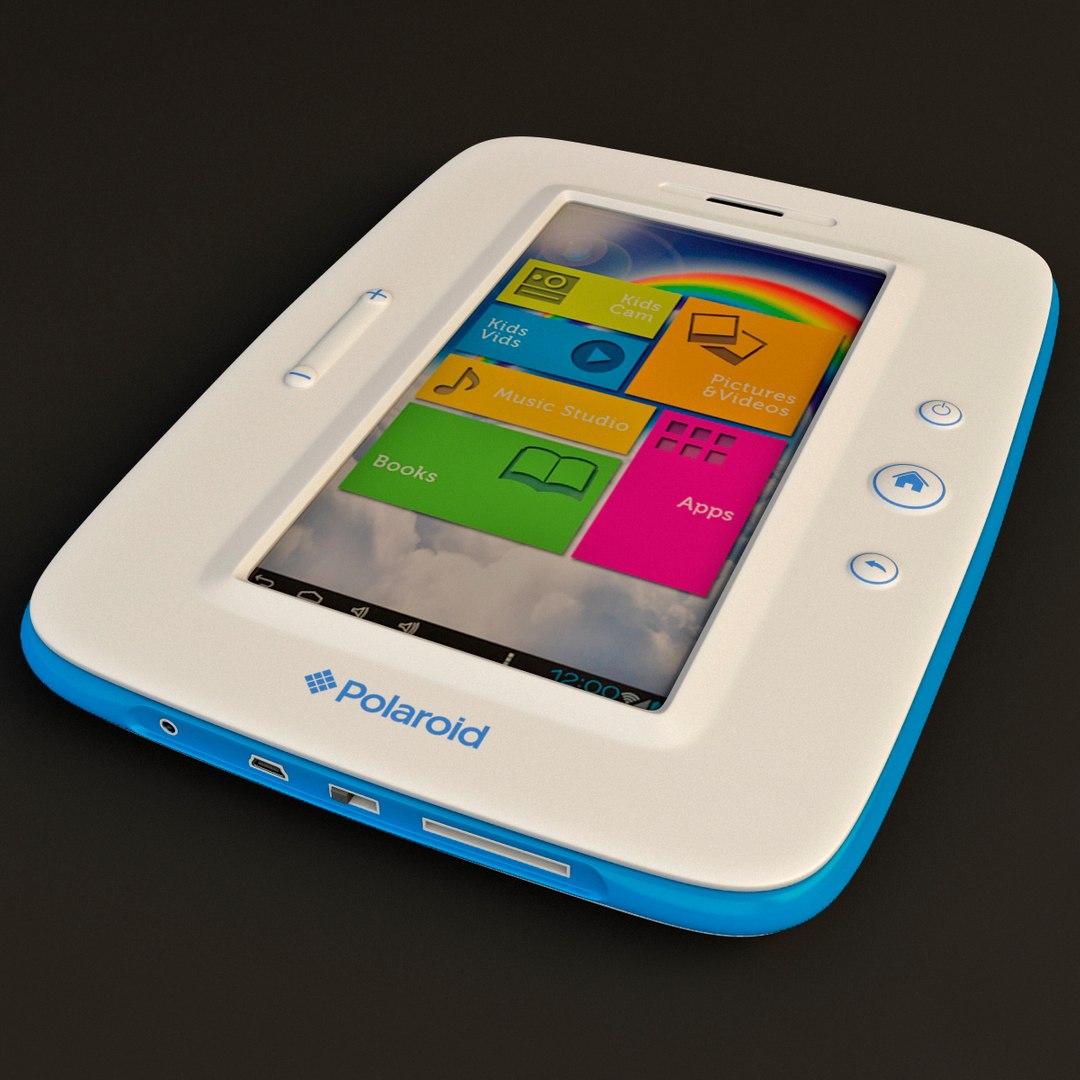 3d Model Kids Polaroid Tablet 2