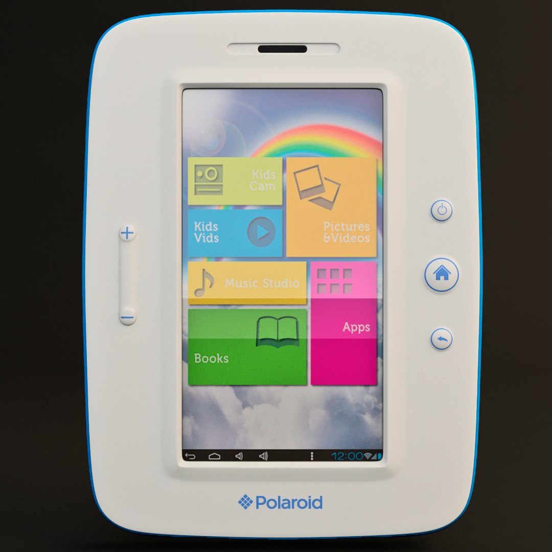 3d Model Kids Polaroid Tablet 2