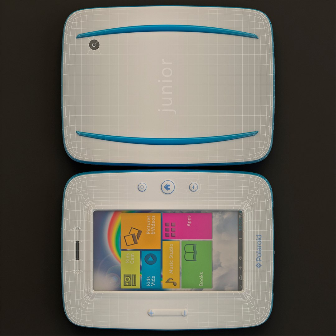 3d Model Kids Polaroid Tablet 2