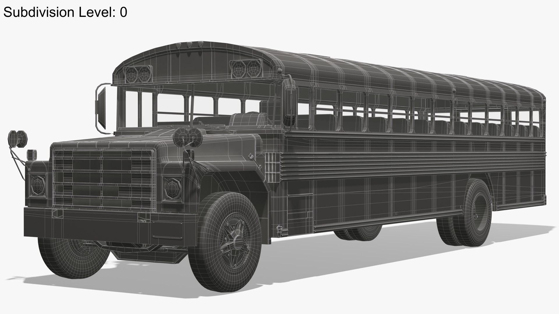 3D Vintage Bus And School Bus - TurboSquid 2437092