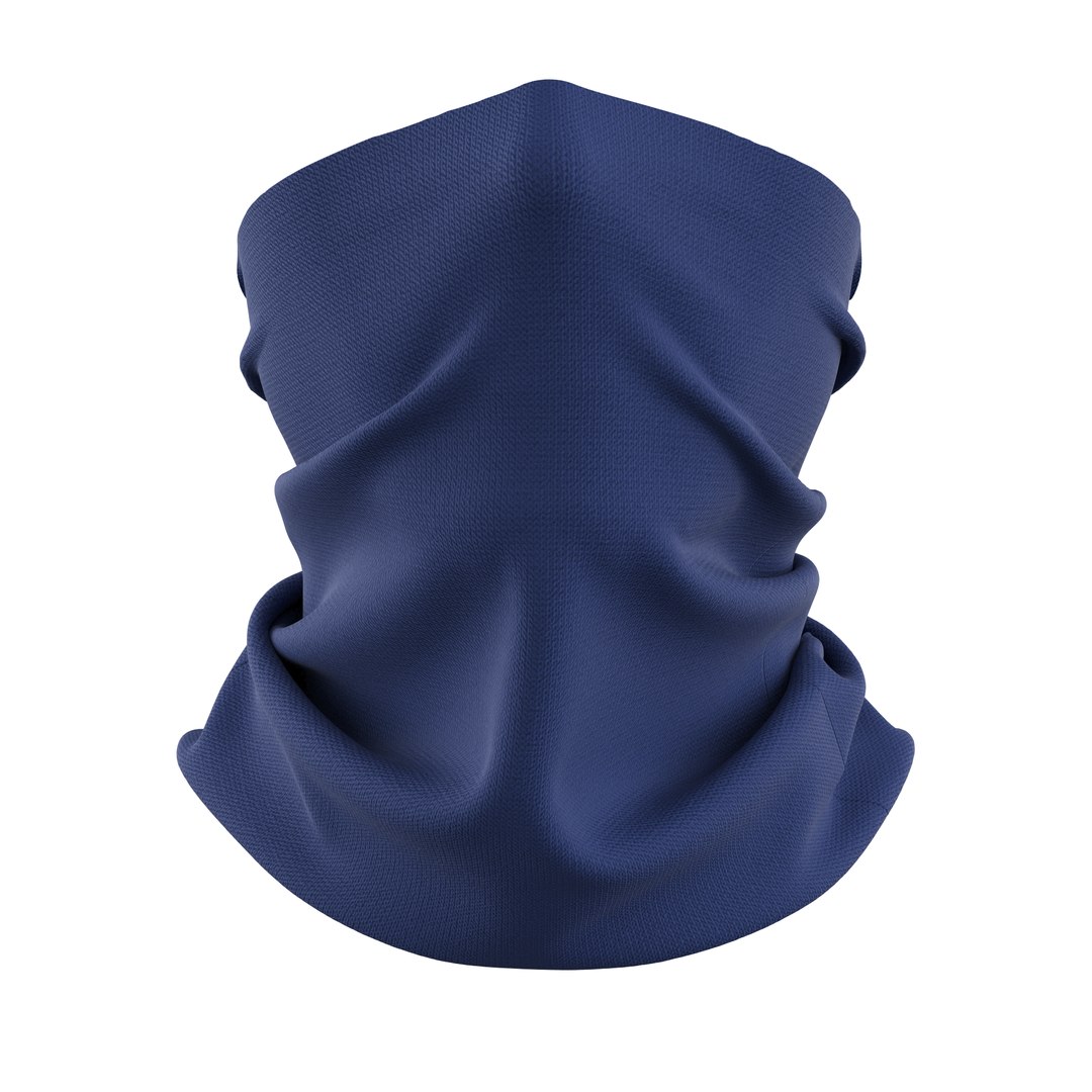 3D Face Scarf Neck Gaiter Motorcycle And Cycling Face Mask Model ...