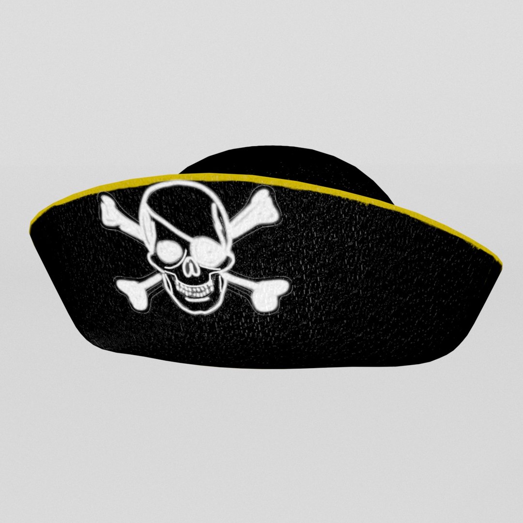 Pirate Hat 3D Model - TurboSquid 1502291