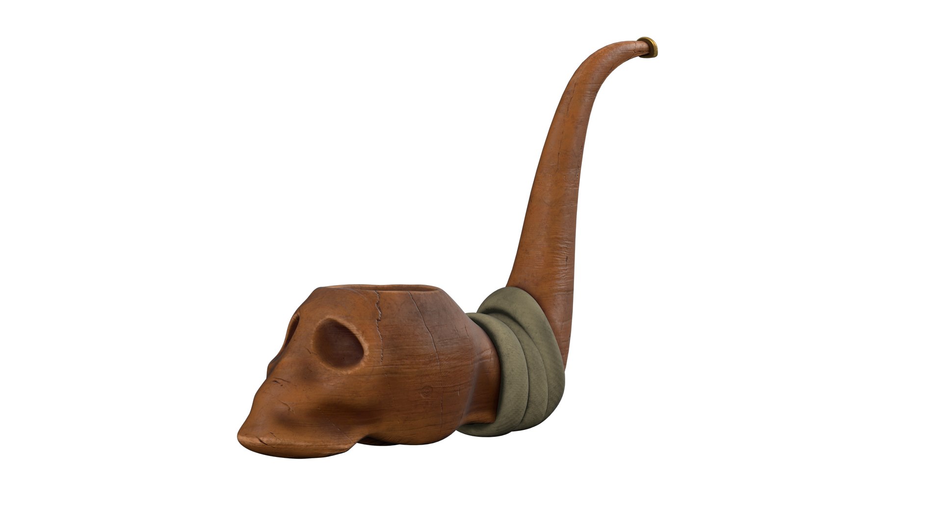 Skull Smoking Pipe 3D Model - TurboSquid 2178157
