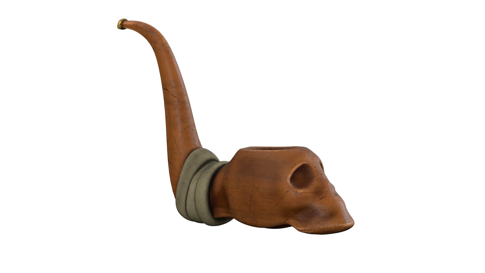 Skull Smoking Pipe 3D Model - TurboSquid 2178157