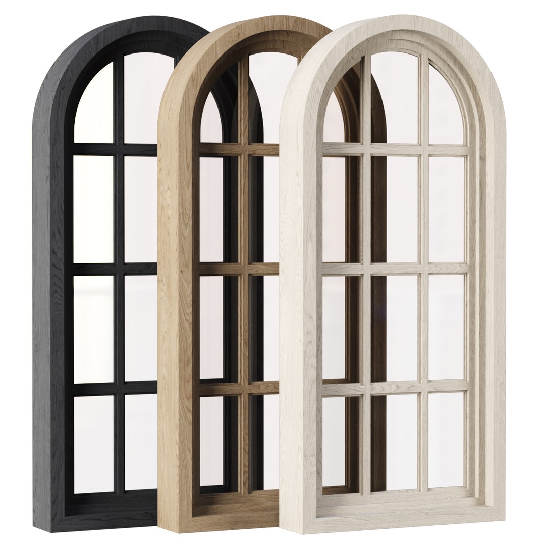 3D Arch Windows V2 - TurboSquid 1819684