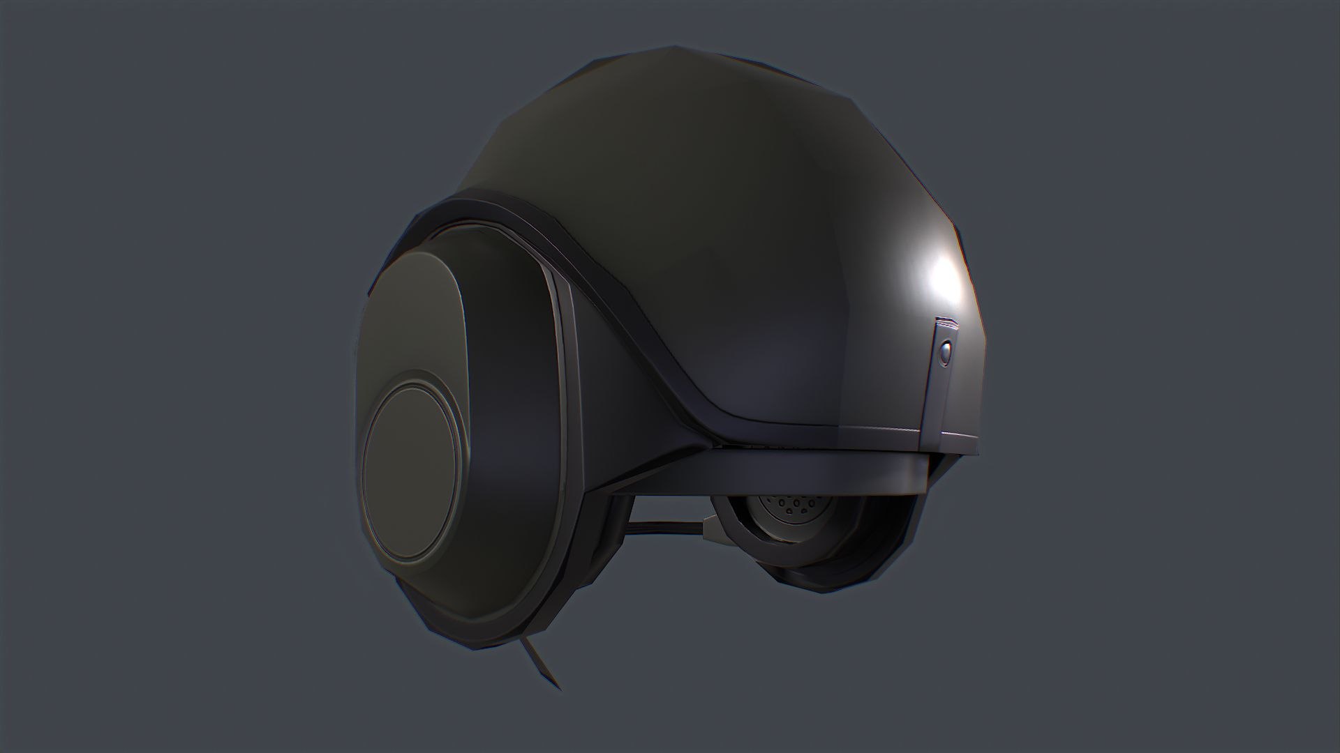 3D Model Elno DH-586 France Tank Crew Helmet - TurboSquid 1834296