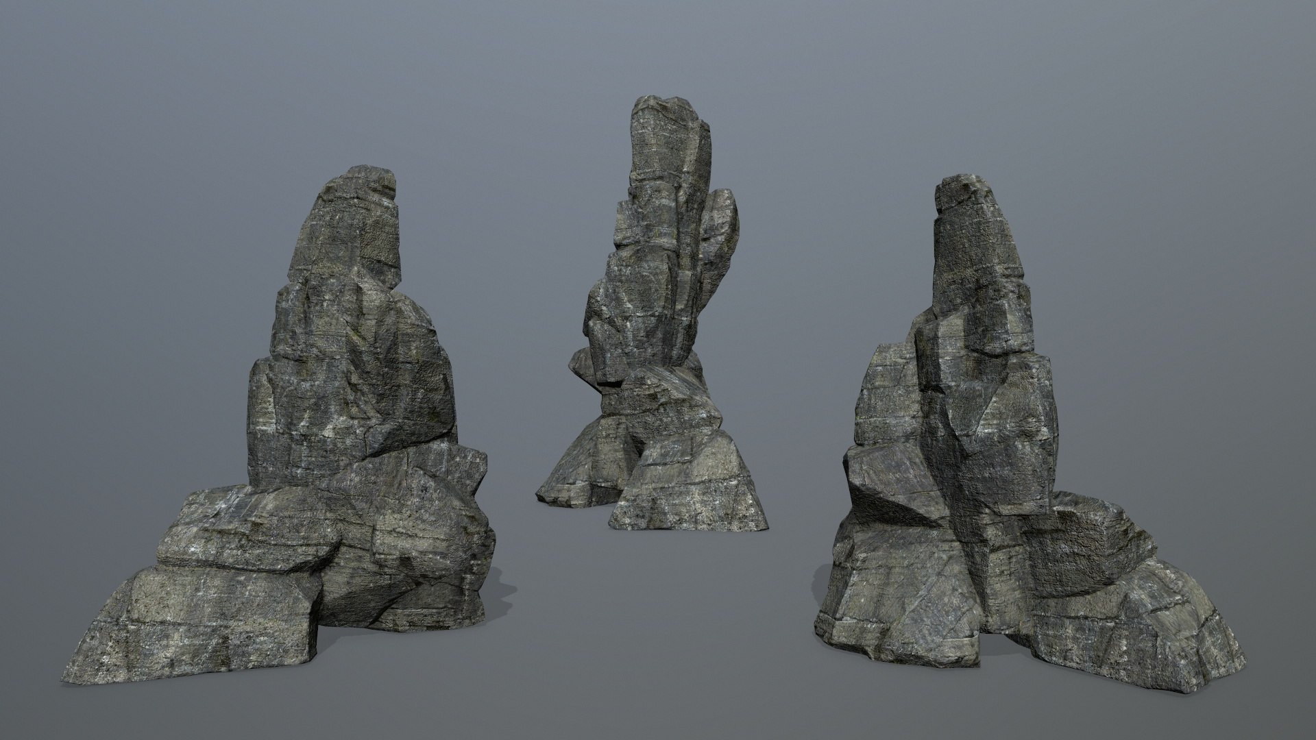Cliff Rocks 3D Model - TurboSquid 1952711
