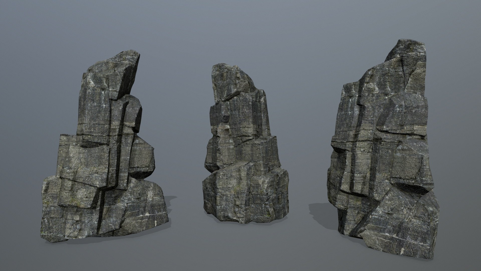 Cliff Rocks 3D Model - TurboSquid 1952711