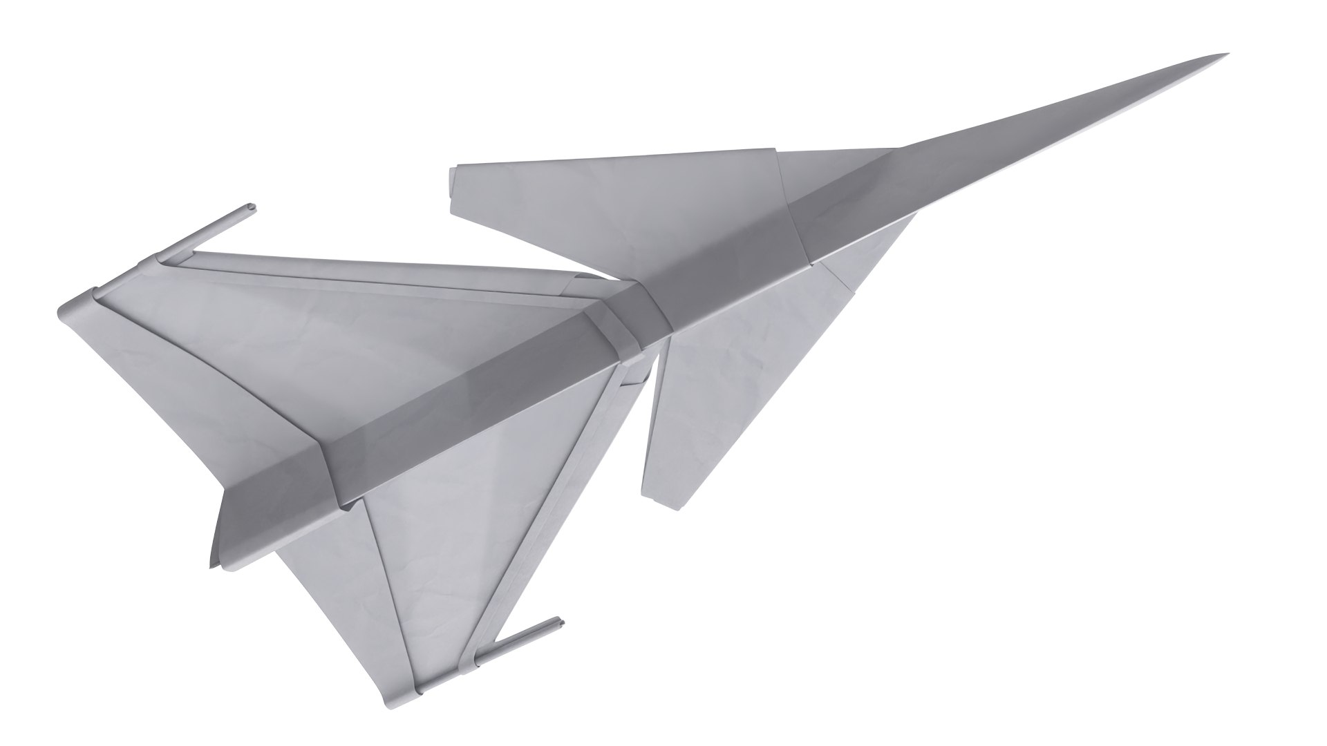 3D Model Origami Paper Fighter Jet Concept - TurboSquid 2288485