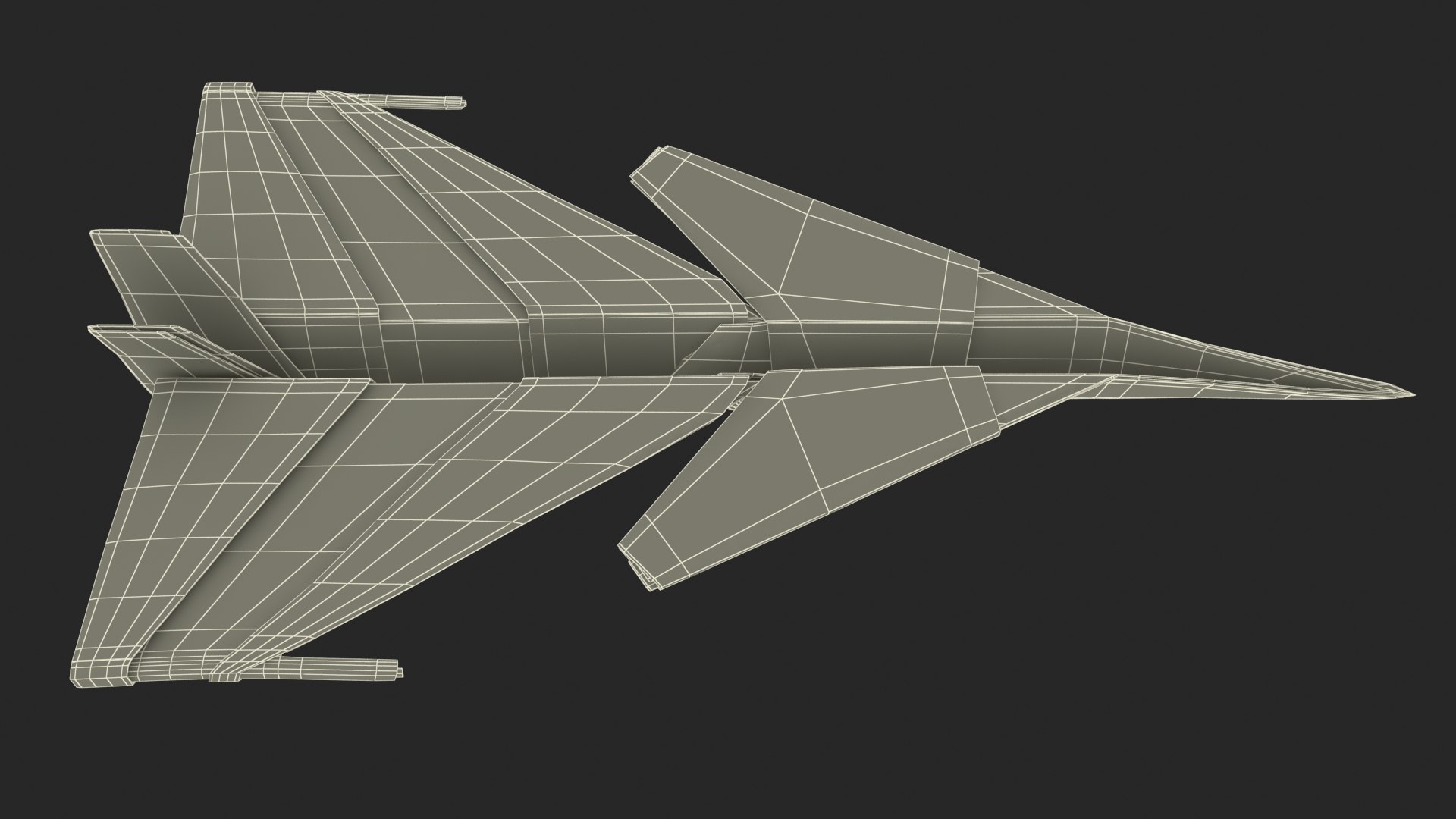 3D Model Origami Paper Fighter Jet Concept - TurboSquid 2288485