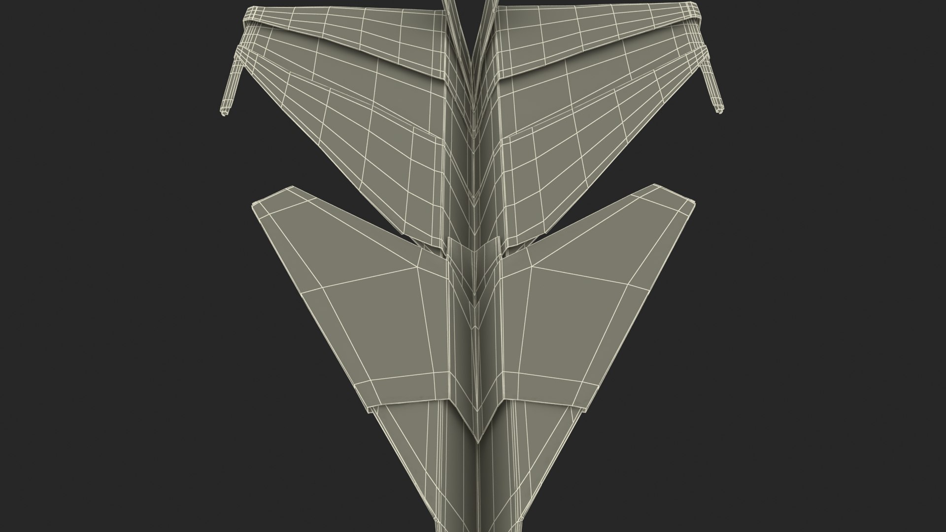 3D Model Origami Paper Fighter Jet Concept - TurboSquid 2288485