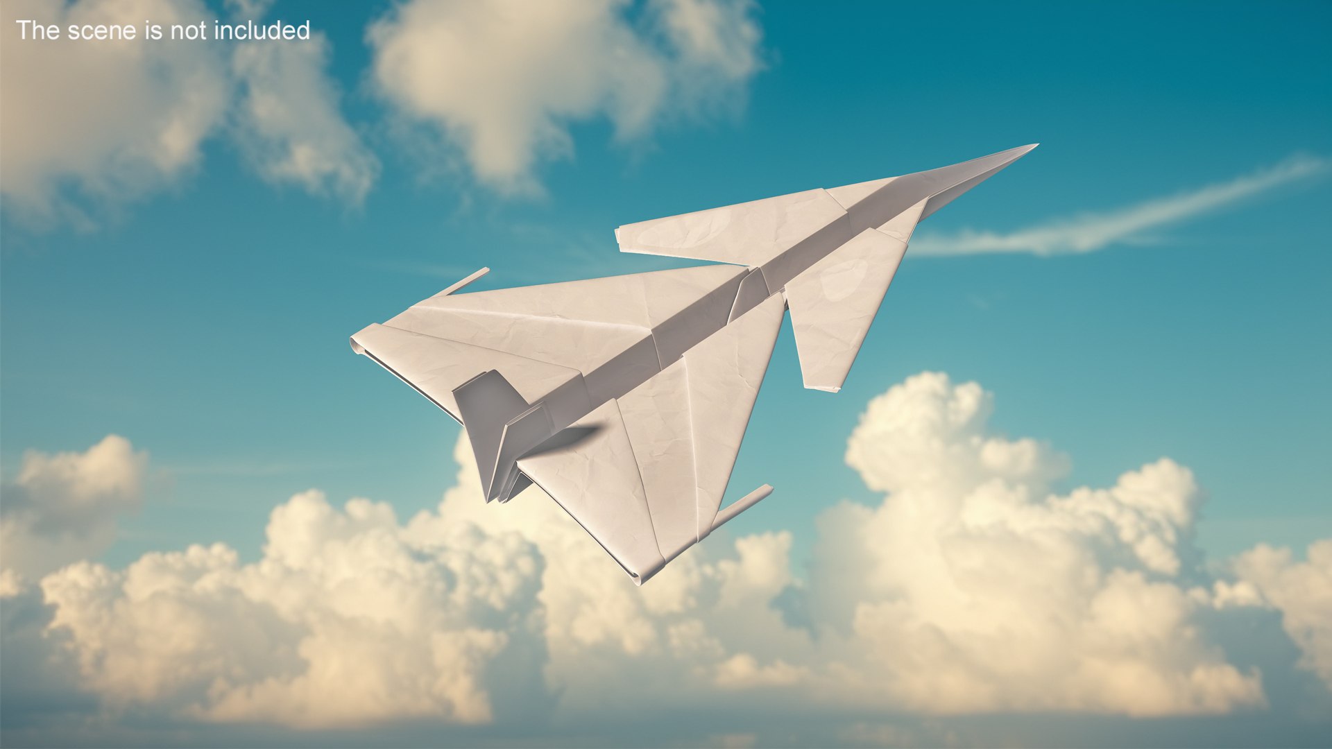 3D Model Origami Paper Fighter Jet Concept - TurboSquid 2288485