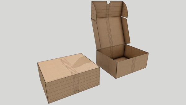 3D Cardboard Box 6 with Pbr 4K 8K model - TurboSquid 1719429