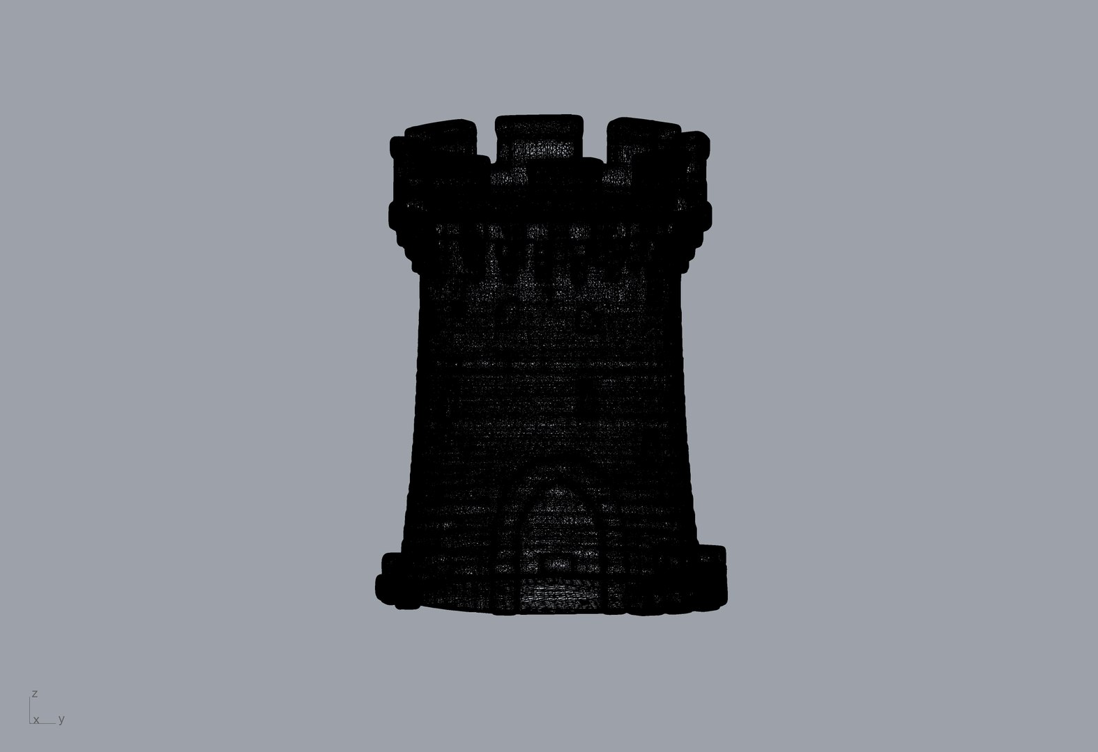 3D Castle Turret Watchtower Model - TurboSquid 2333440