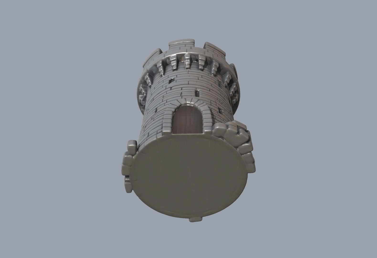 3D Castle Turret Watchtower Model - TurboSquid 2333440