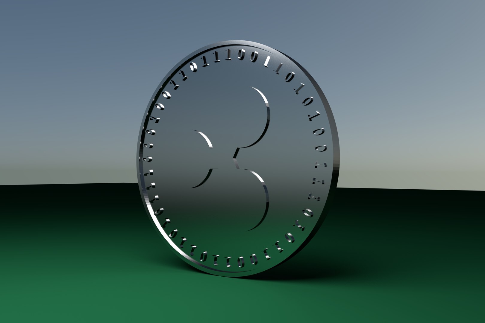 Coins crypto currency ripple 3D model - TurboSquid 1200595