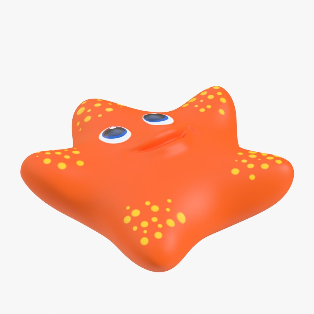 3D rubber star 01 1 model - TurboSquid 1213798