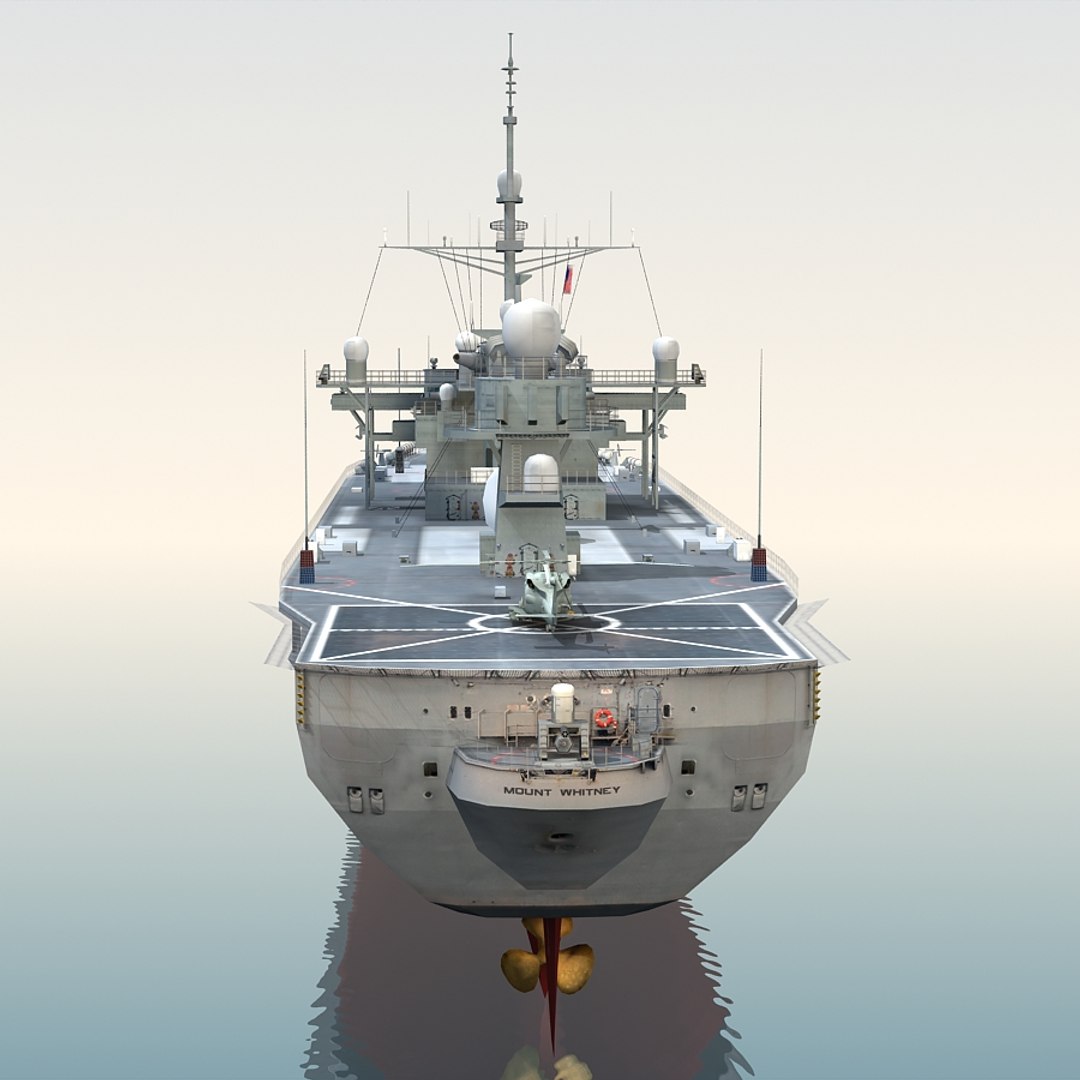 Uss Mount Whitney Lcc-20 3d Model