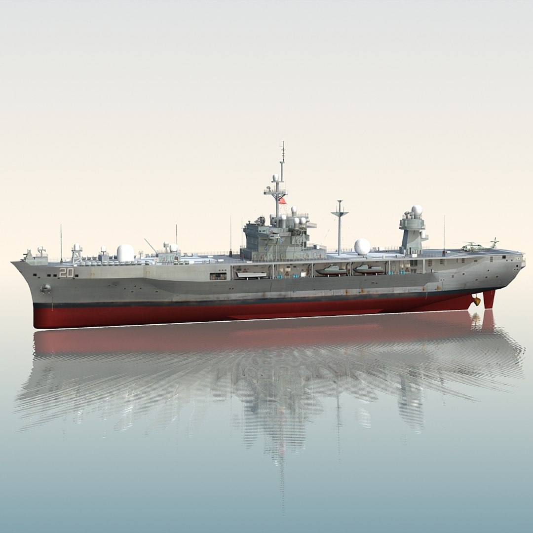 Uss Mount Whitney Lcc-20 3d Model