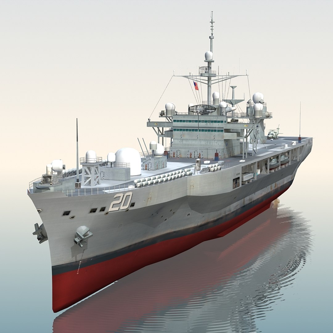 Uss Mount Whitney Lcc-20 3d Model