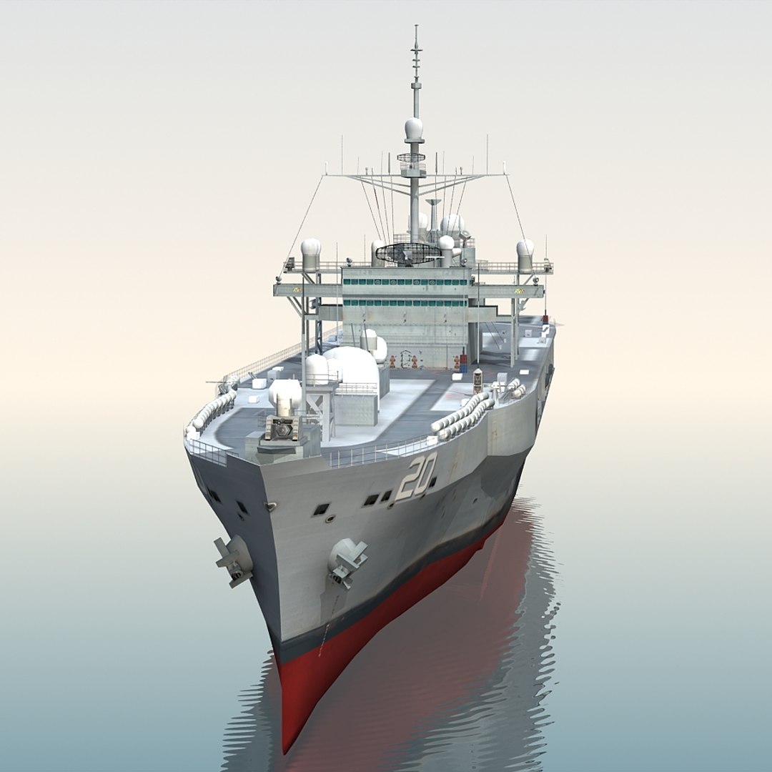 Uss Mount Whitney Lcc-20 3d Model