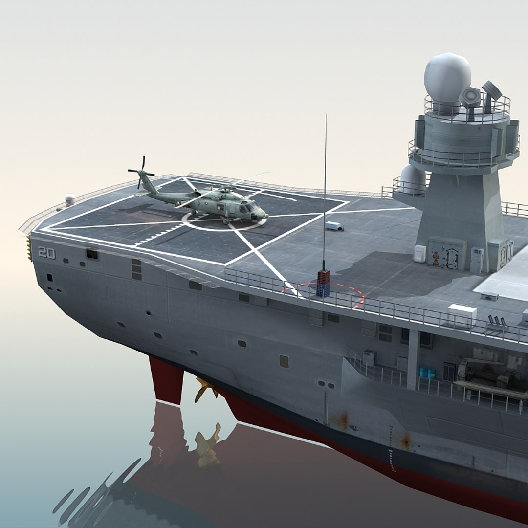 uss mount whitney lcc-20 3d model